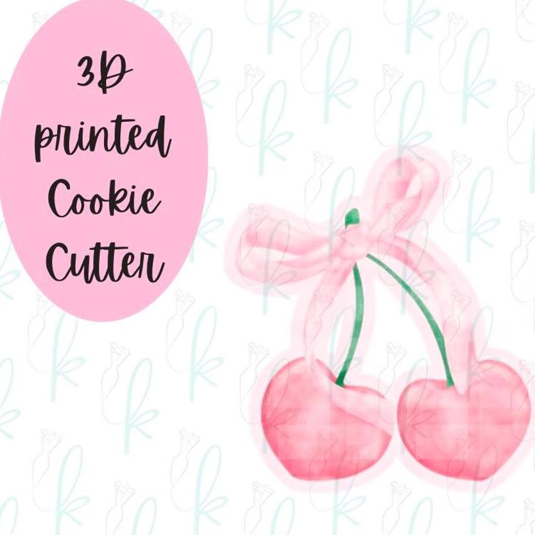 Heart Cherries Cookie Cutter - Etsy