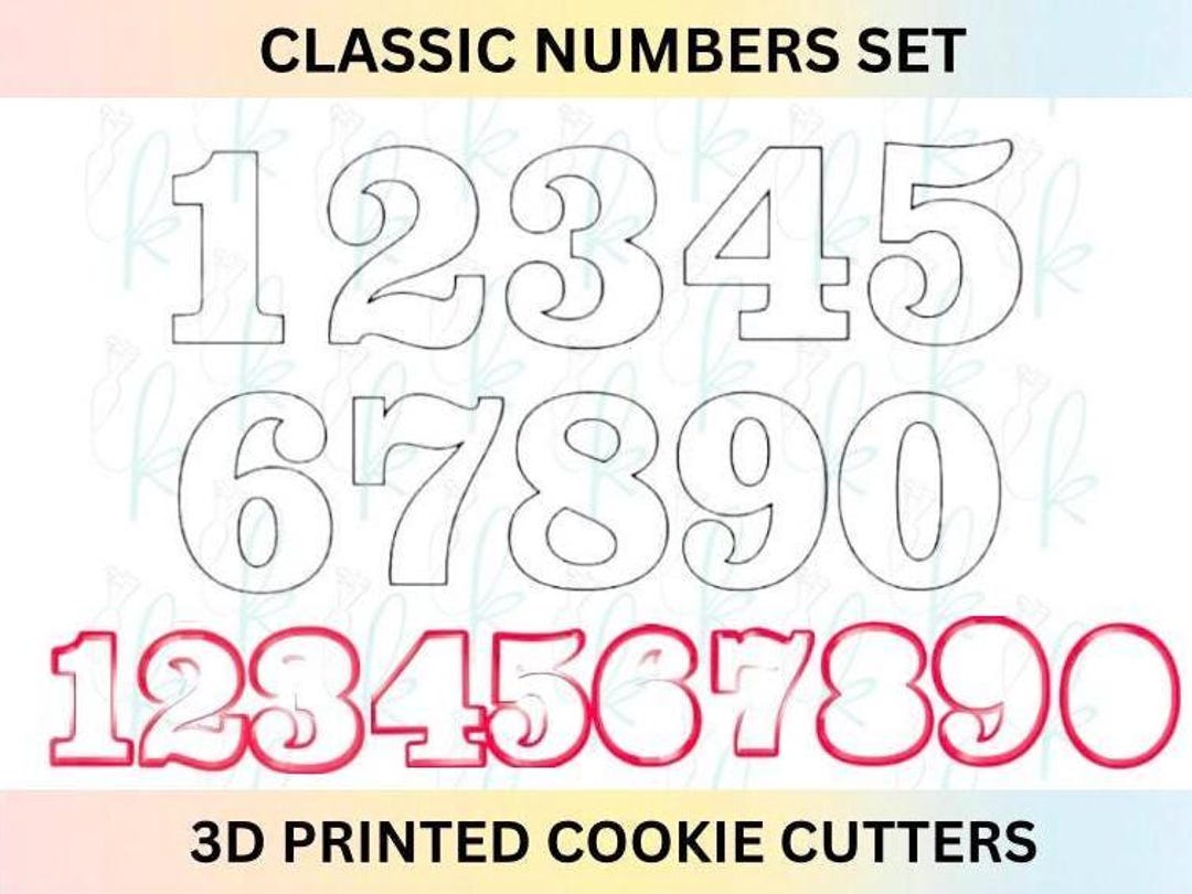 Numbers Cookie Cutters - Etsy