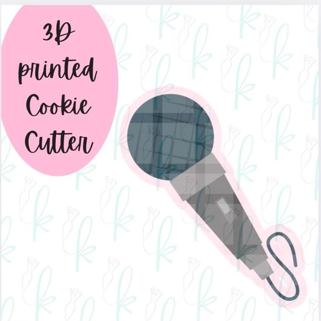 Microphone Cookie Cutter - Etsy