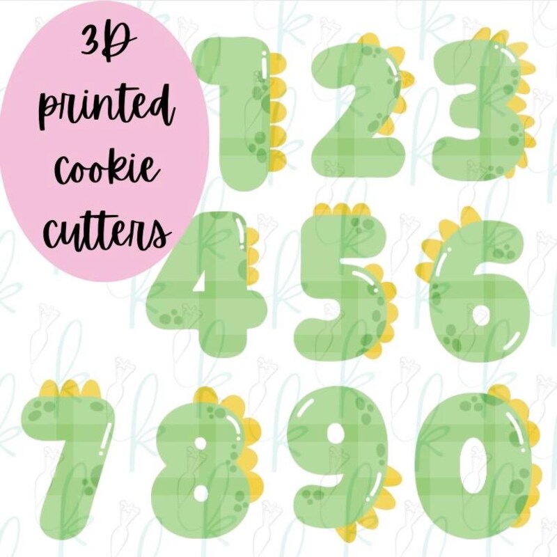 Number Cookies - Etsy