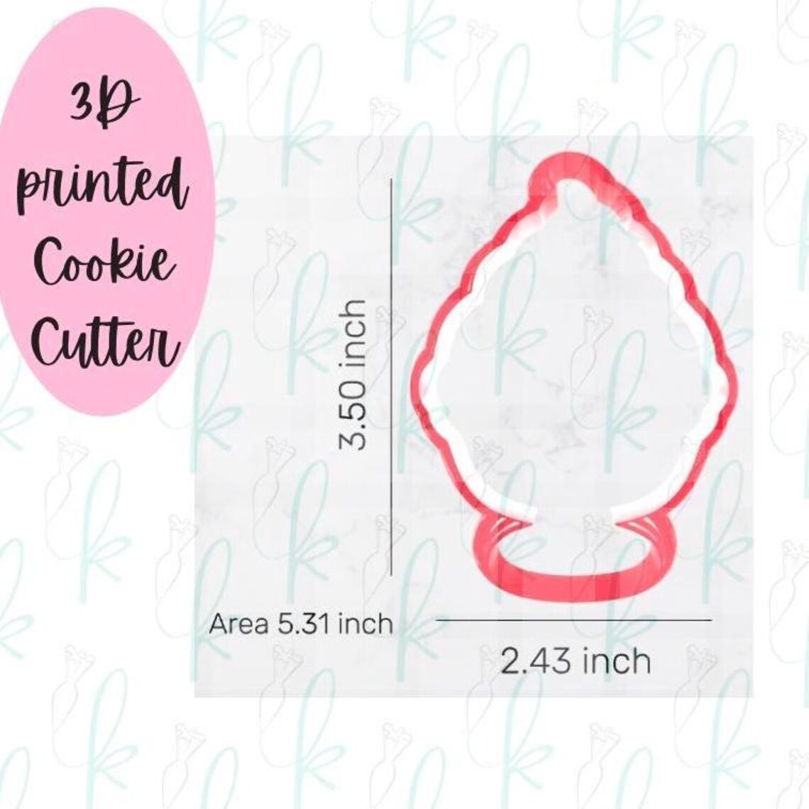 Ice Cream Sundae Cookie Cutter - Etsy