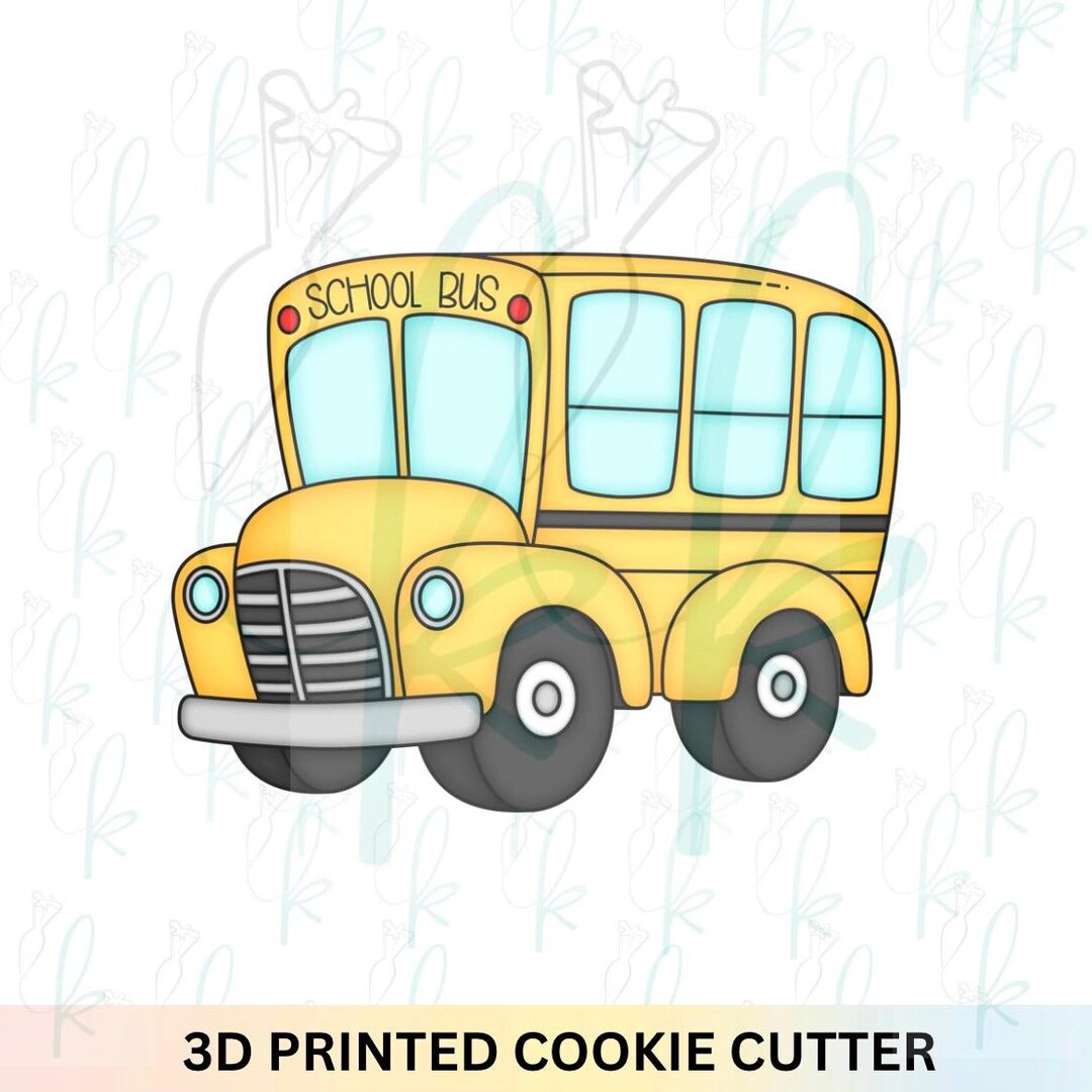 Chunky School Bus Cookie Cutter - Etsy