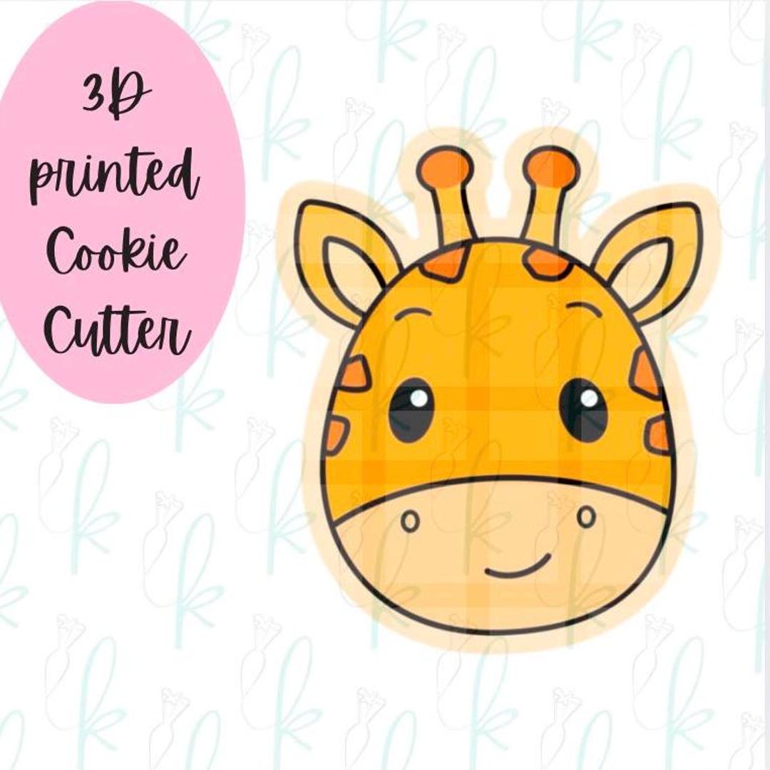 Giraffe Face Cookie Cutter - Etsy