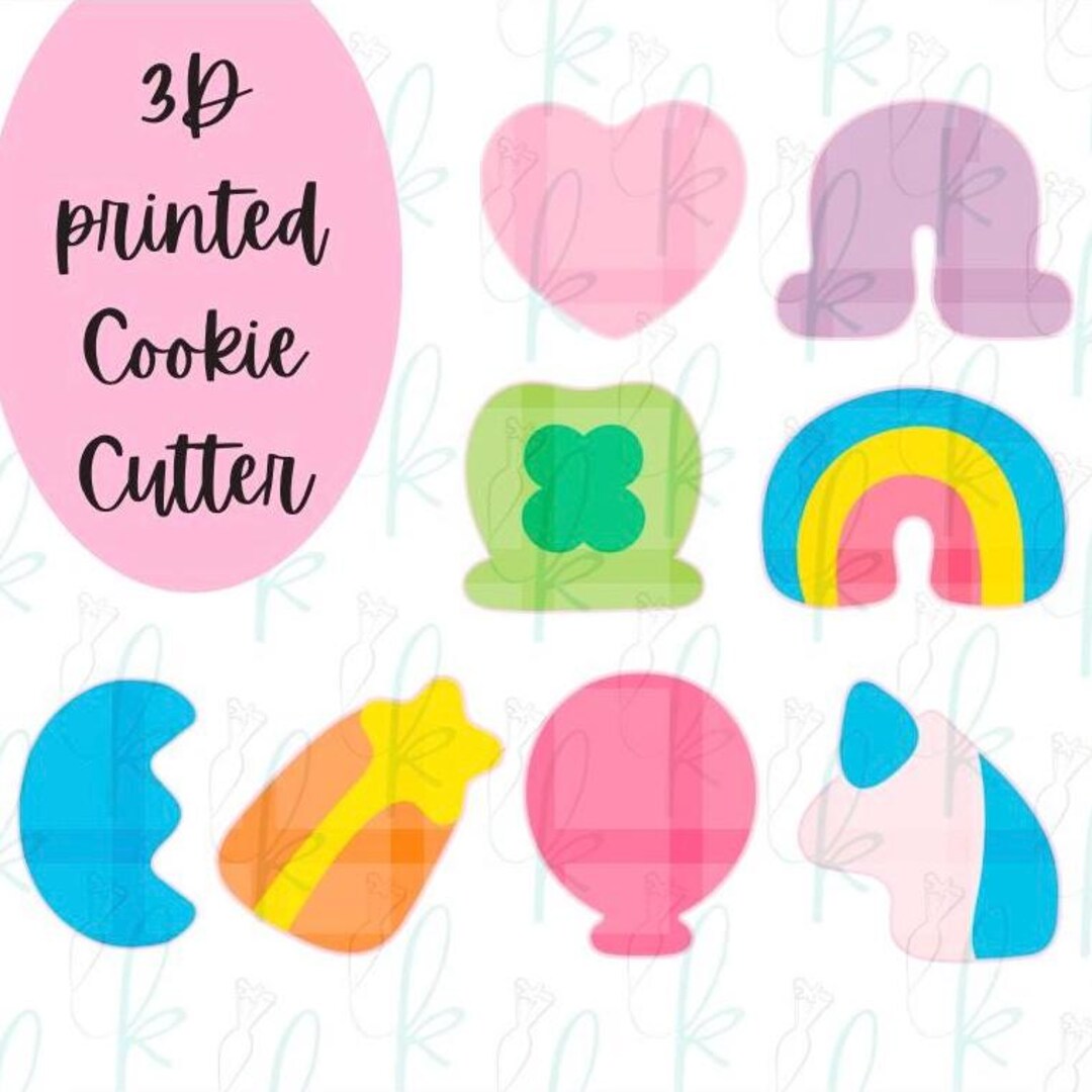 Marshmallow Charm Cookie Cutter Set of 8 Mini 2” Cutters - Etsy