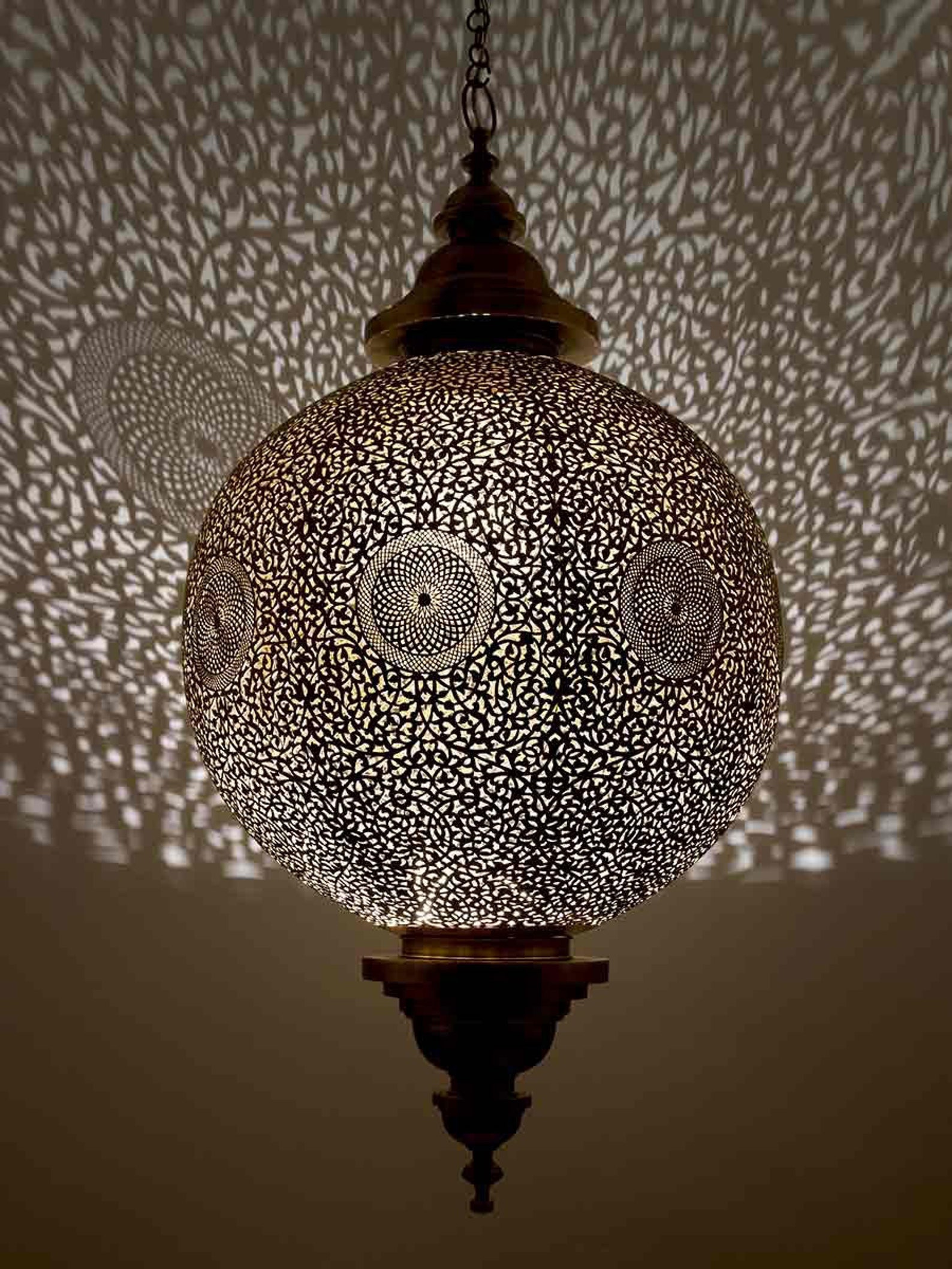 Handmade Wall Light, Copper Art Decor Modern Wall Lamp, Turkish Light ...