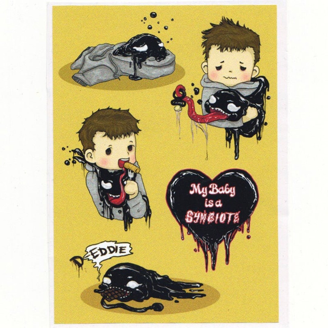Stickersheet My Baby is a Symbiote - Etsy