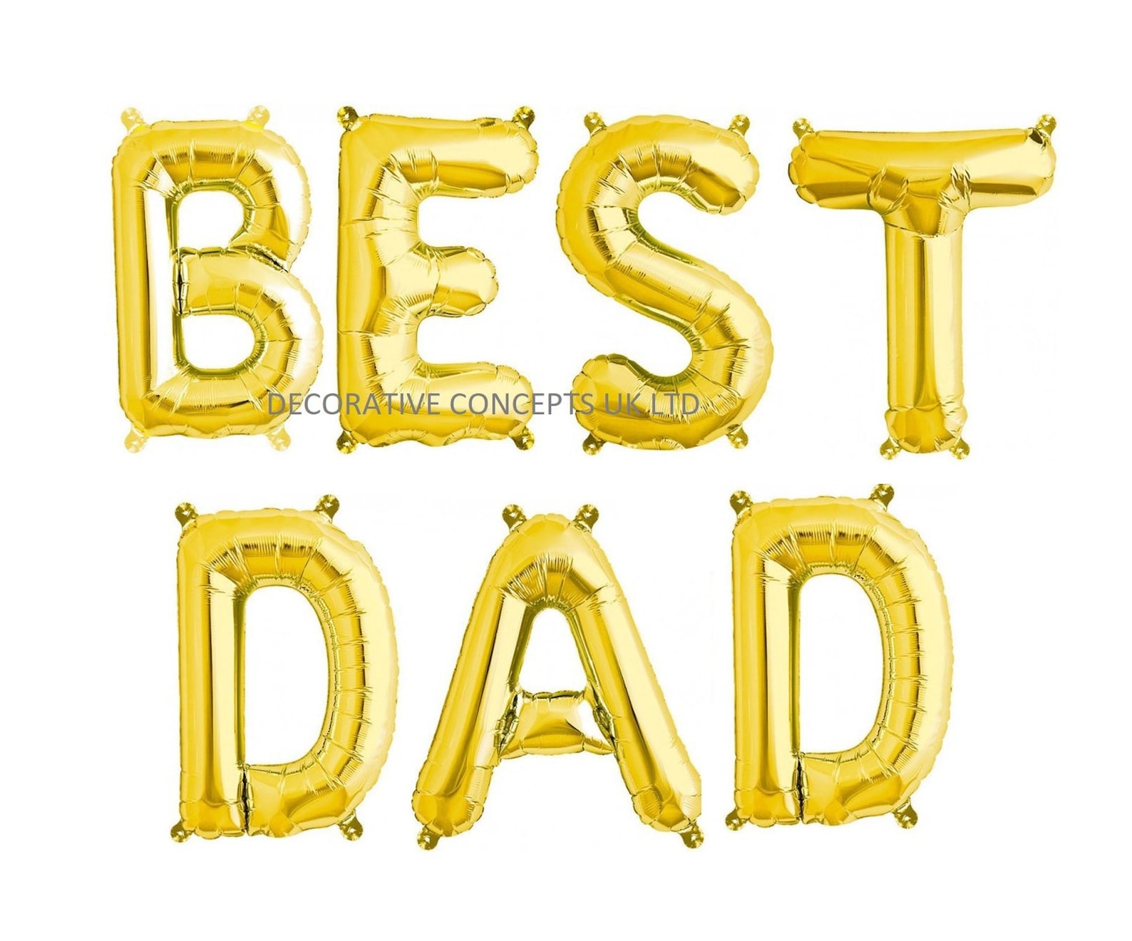 16 Best Dad /gold/silver/blue Balloons Letters Banner - Etsy