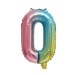 16 Giant Birthday Foil Number Balloon Rainbow Gradient - Etsy