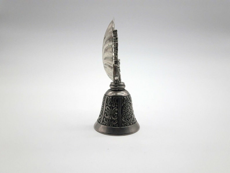 Vintage Figural Handle Bell: Priest With Church 70s/80s Collectible 4.3 ...