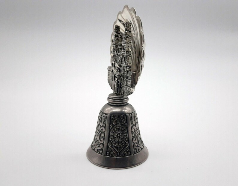 Vintage Figural Handle Bell: Priest With Church 70s/80s Collectible 4.3 ...