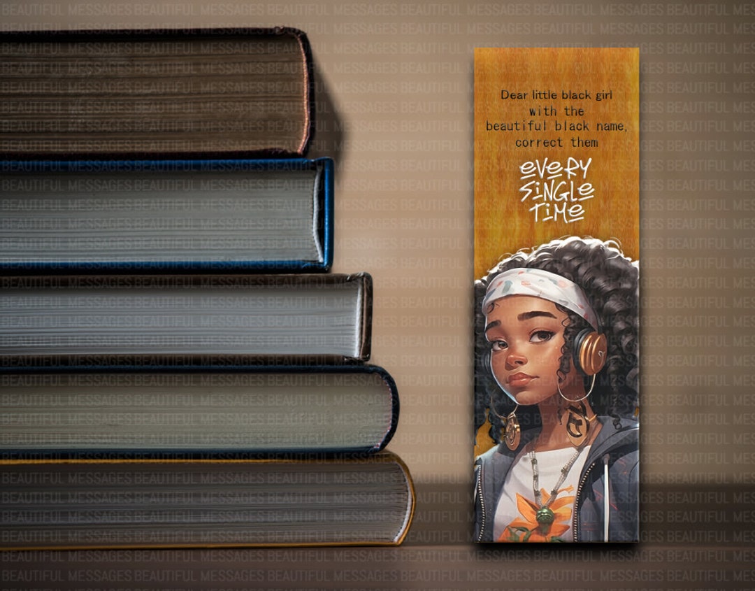 BOOKMARK - Dear Little Black Girl; Affirmation; Inspiring; Reading ...
