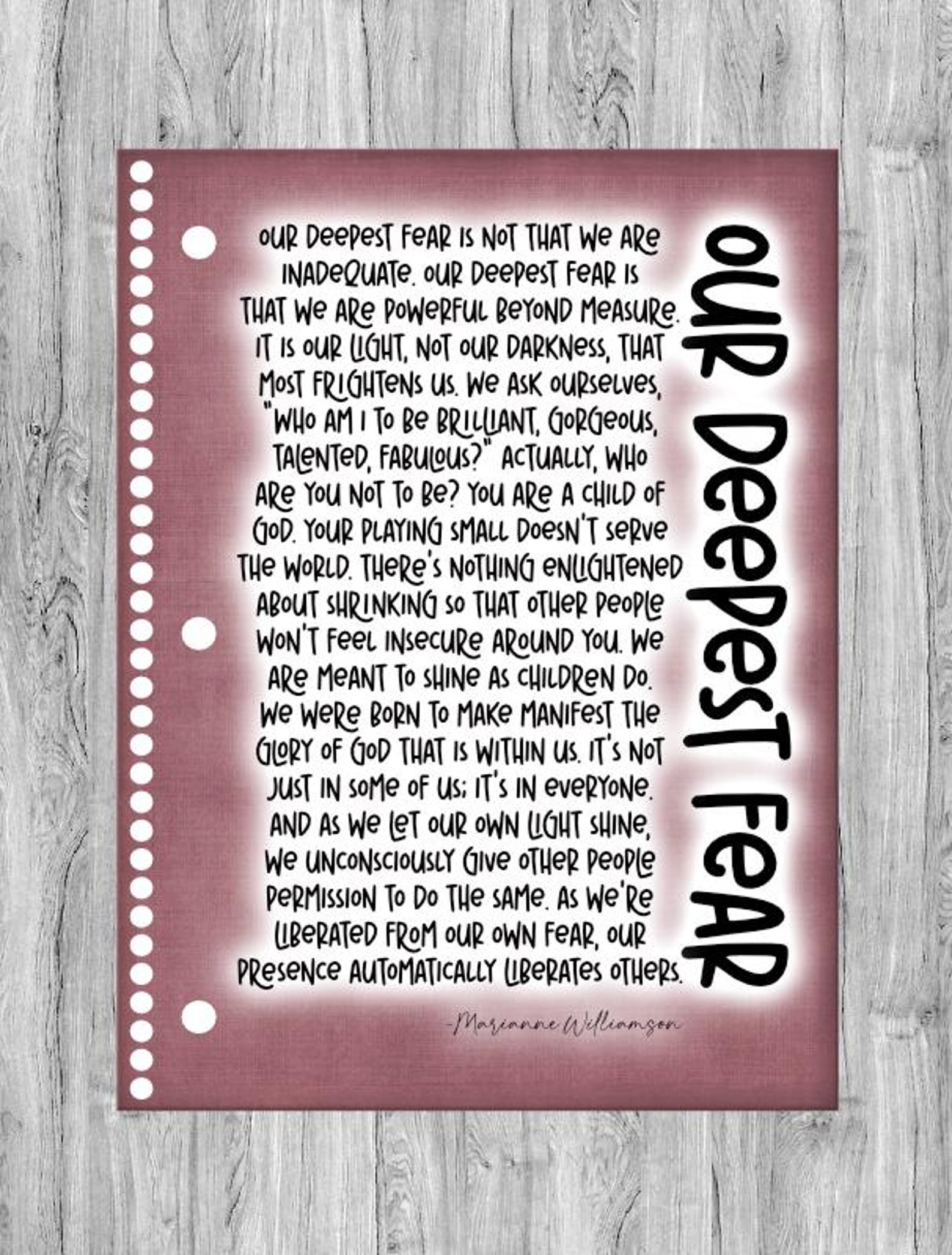 SCHOOL NOTEBOOK - Our Deepest Fear; Notebook; School; Journals ...