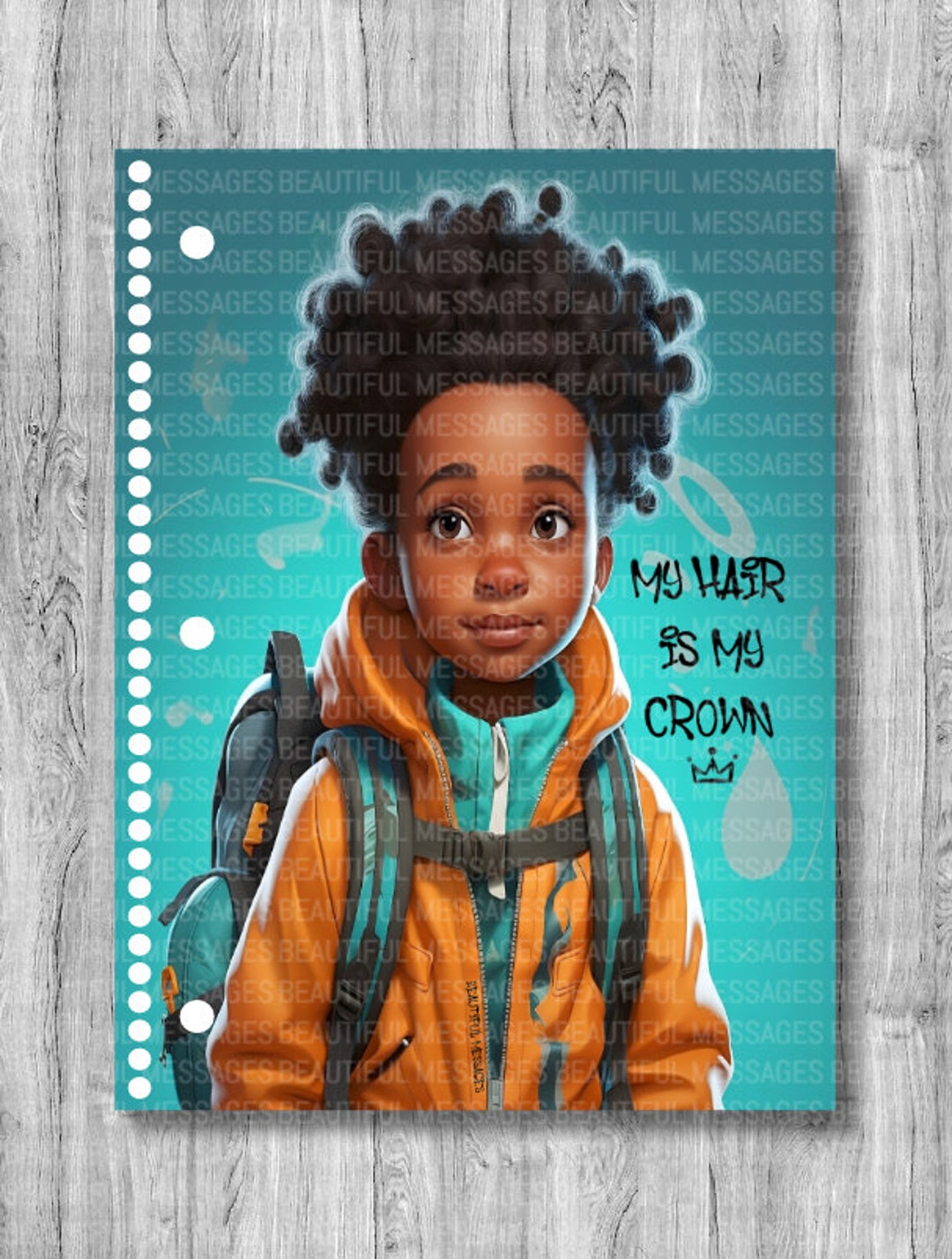 SCHOOL NOTEBOOK - My Hair is My Crown; Notebook; School; Journals ...