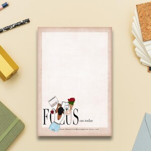 Focus on Today - 5x7 Notepad - Memo Pad - Personalized Pad - to Do List ...
