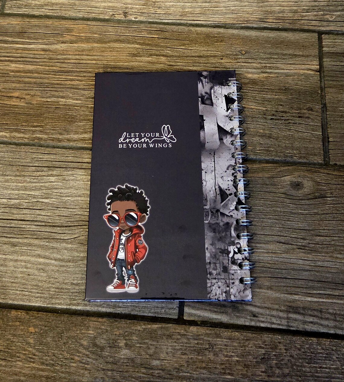 YOUTH JOURNALS Designed for Little Boys of Color; so Cool; Journaling ...