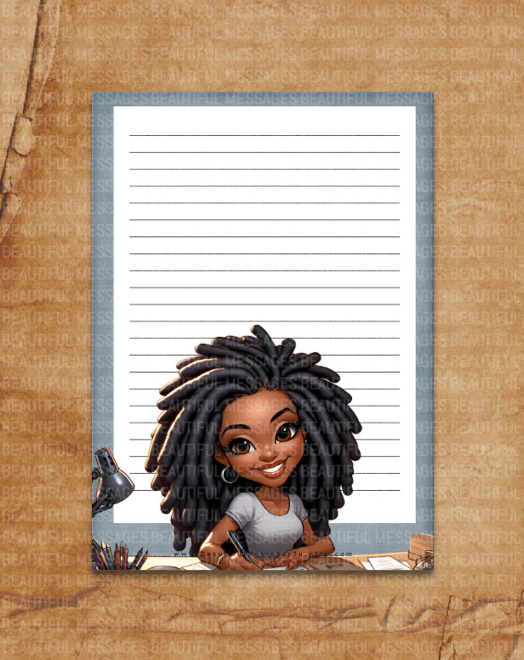 Desk Work - 5x7 Notepad - Memo Pad - Personalized Pad - to Do List ...