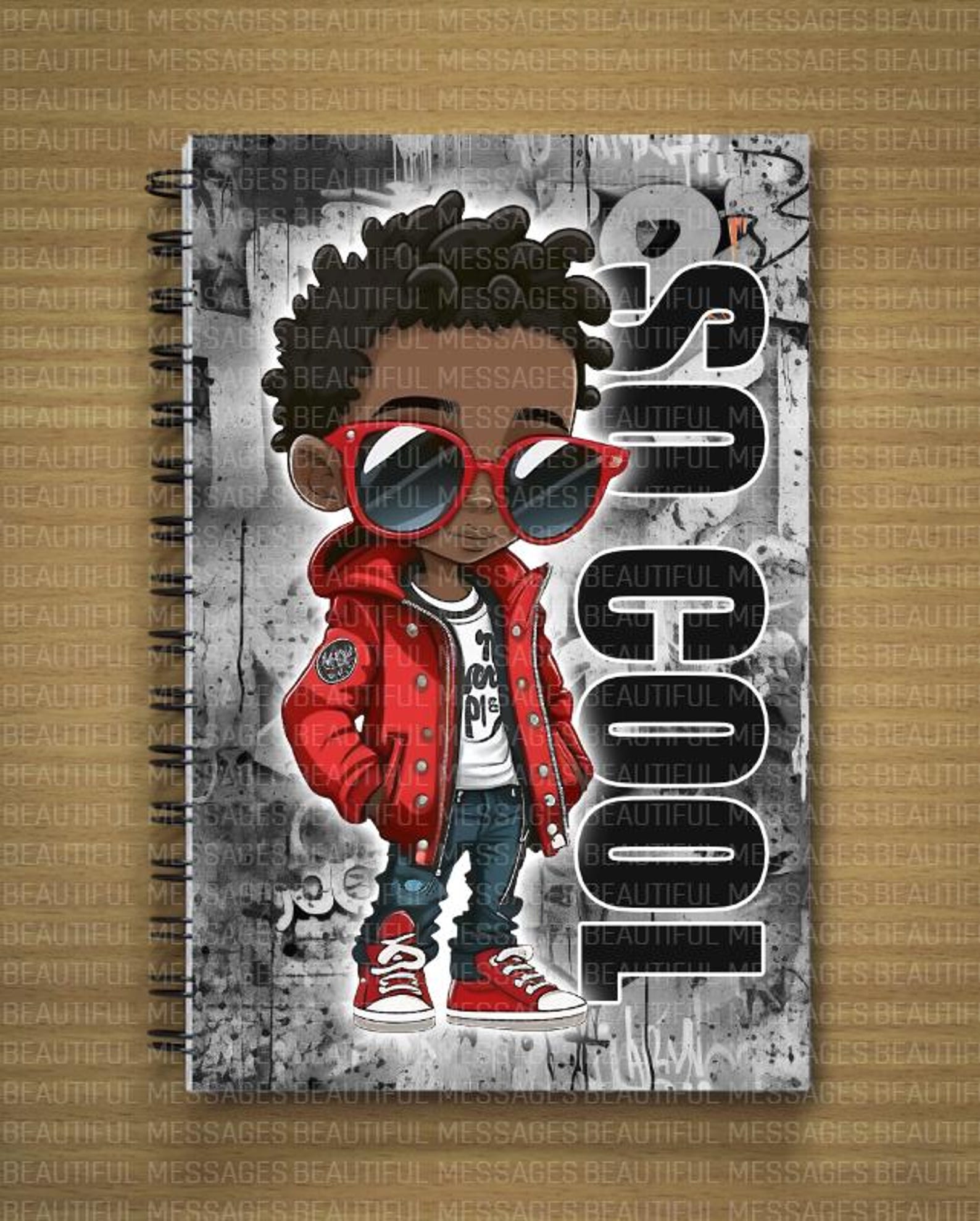 YOUTH JOURNALS Designed for Little Boys of Color; so Cool; Journaling ...