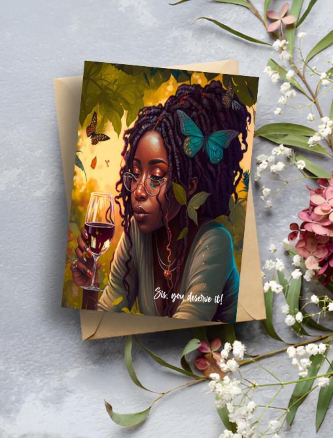 Sis Card ; African-american Card; Greeting Card; Mother; Wife; Sister ...