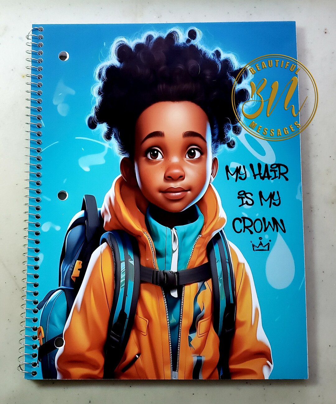 SCHOOL NOTEBOOK My Hair is My Crown Notebook School Journals Notebooks ...