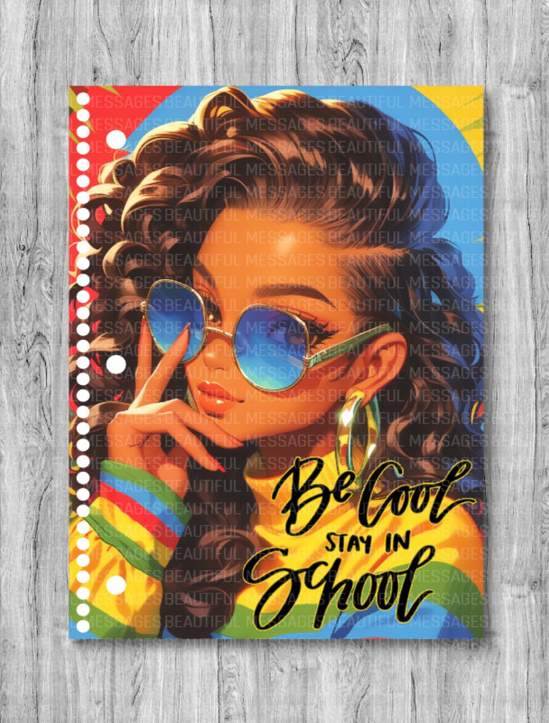SCHOOL NOTEBOOK - Be Cool Stay in School; Notebook; School; Journals ...
