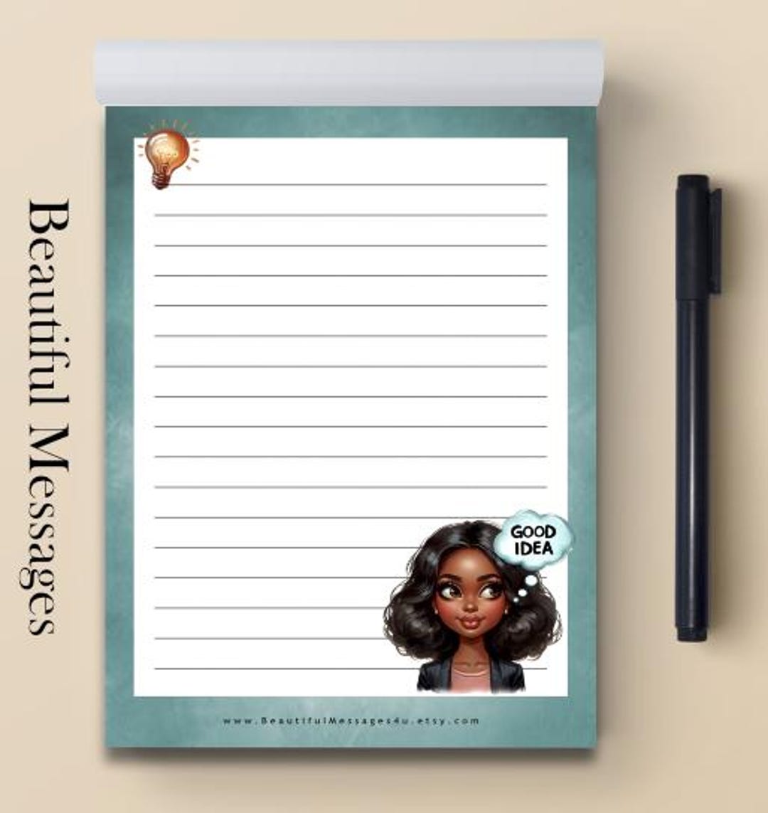 Good Idea - 5x7 Notepad - Memo Pad - Personalized Pad - to Do List ...