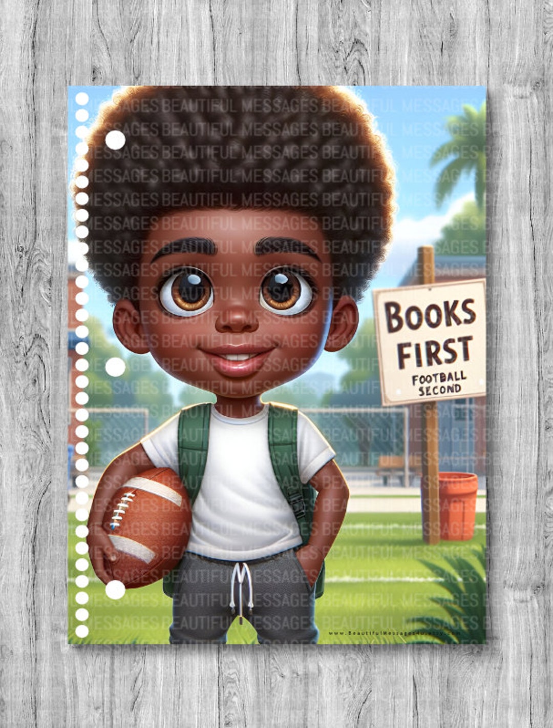 SCHOOL NOTEBOOK - Football; Sports; Notebook; School; Journals ...