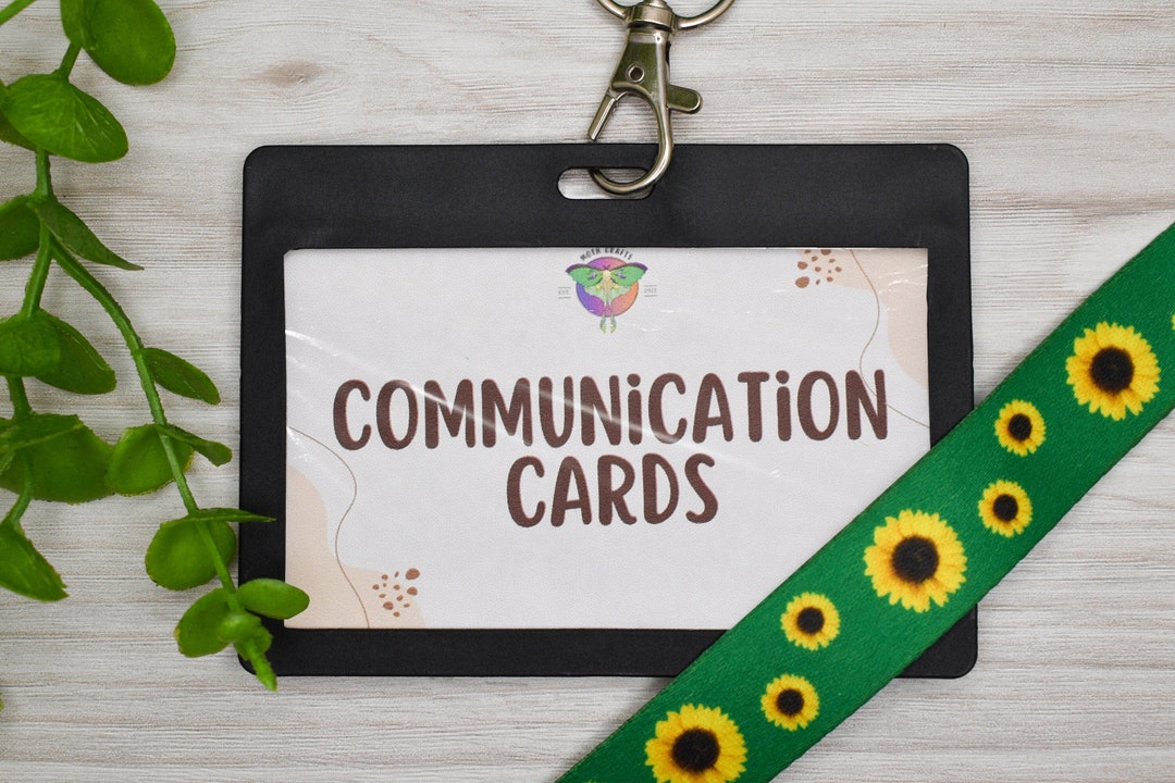 Communication Cards for Autistic and Neurodivergent Adults - Etsy