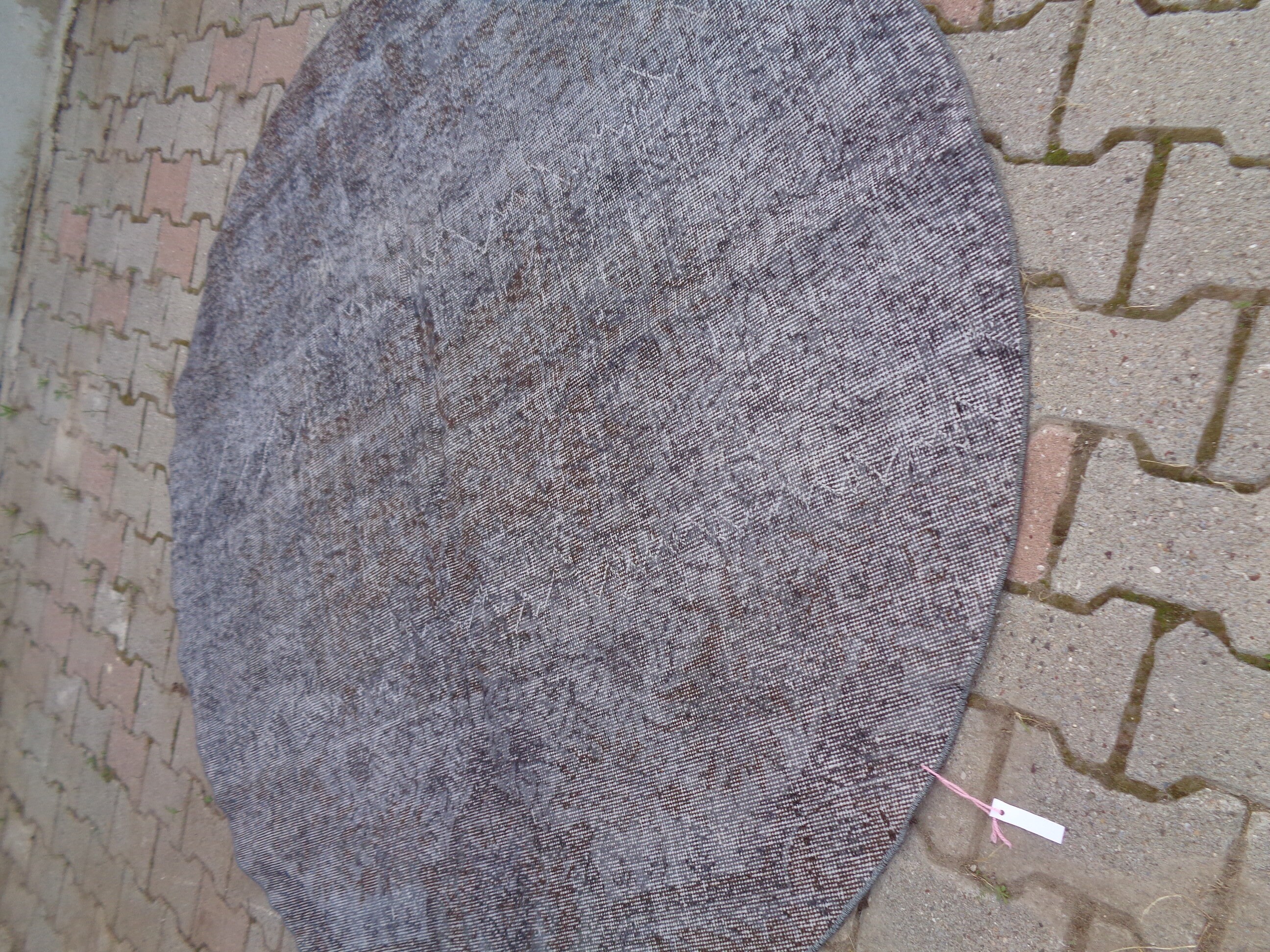 Round RugSmall Circle RugOverdyed Vintage RugShower Mat 6 | Etsy