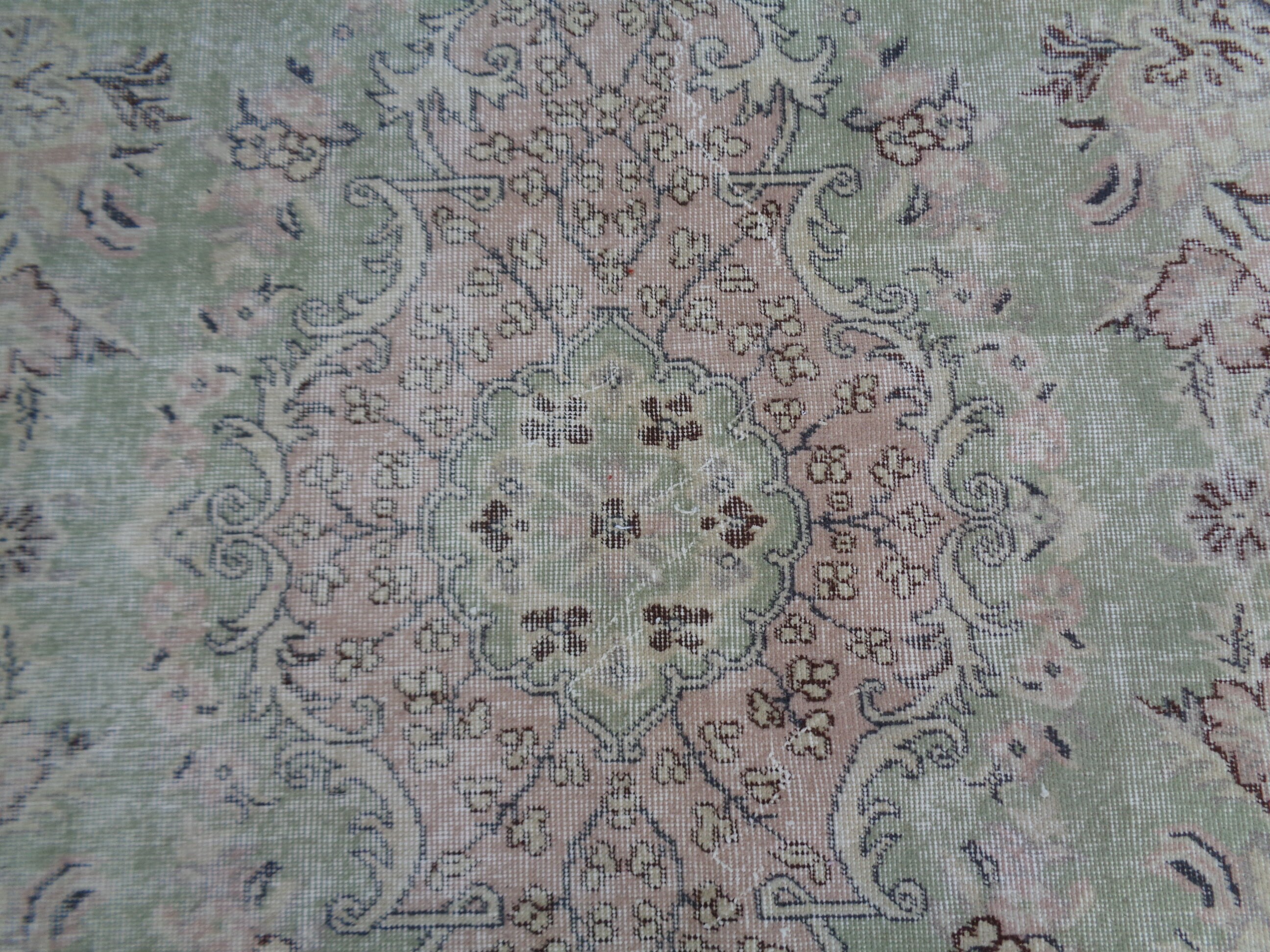 Round Rugvintage Circle Rugdining Table Rug Orient | Etsy