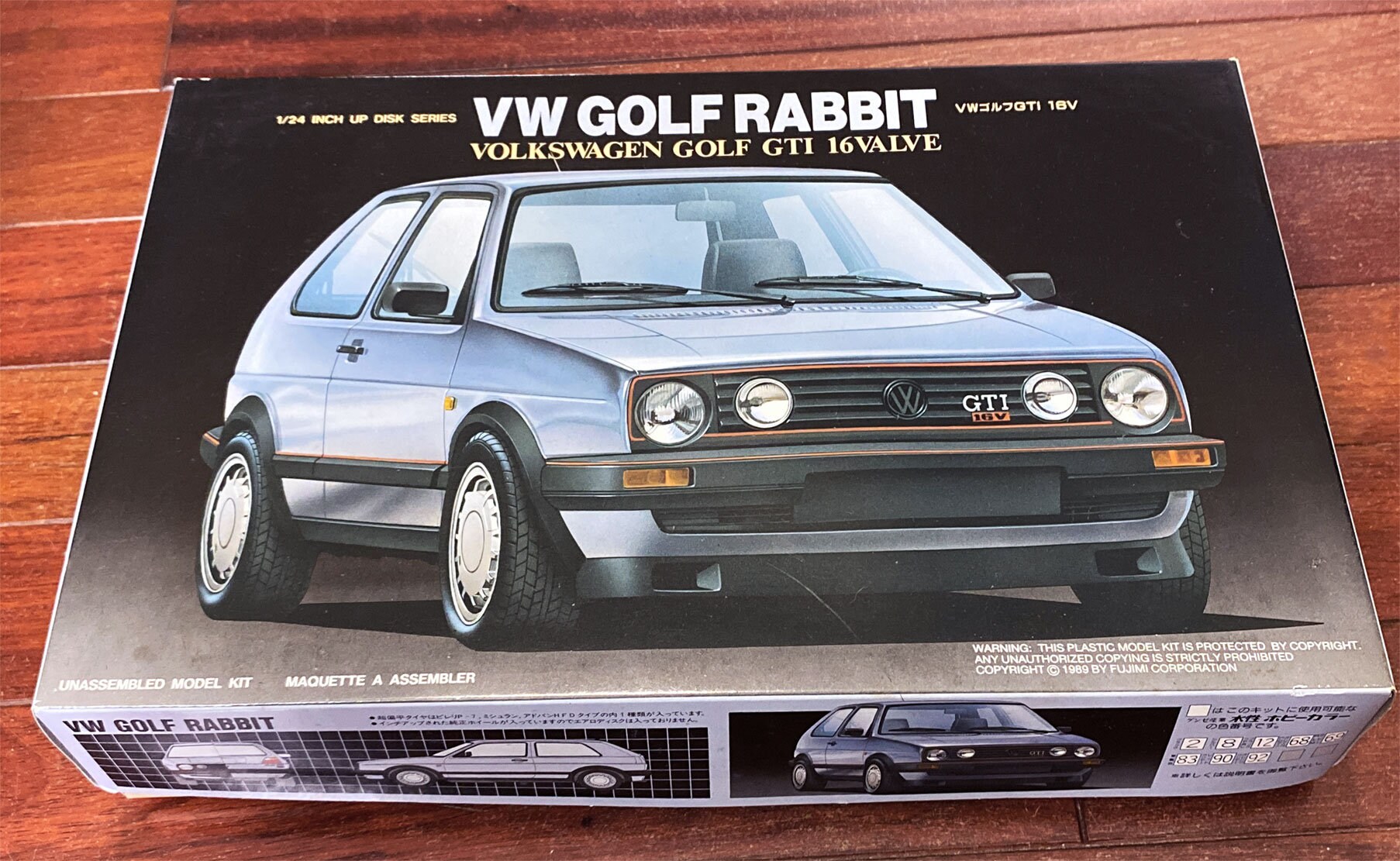 Vintage Fujimi 03206 Volkswagen VW Golf Rabbit GTI 16V Model - Etsy