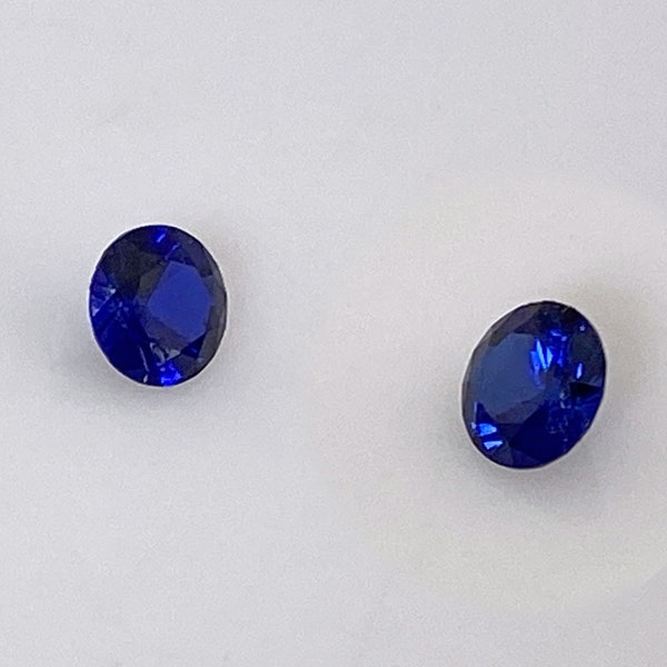 Lab Created Sapphire 4mm - Etsy