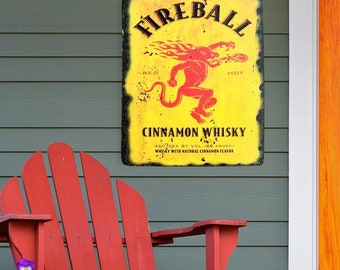 Fireball Sign - Etsy