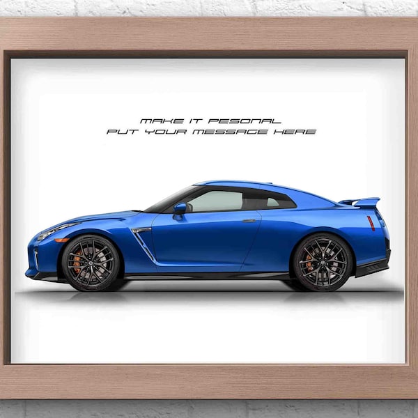 Nissan Gtr R35 Poster - Etsy