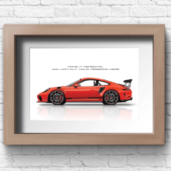 Porsche 911 Gt3 Rs Wall Paper - Etsy