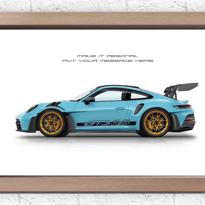 Porsche 911 Gt3 Rs Poster - Etsy