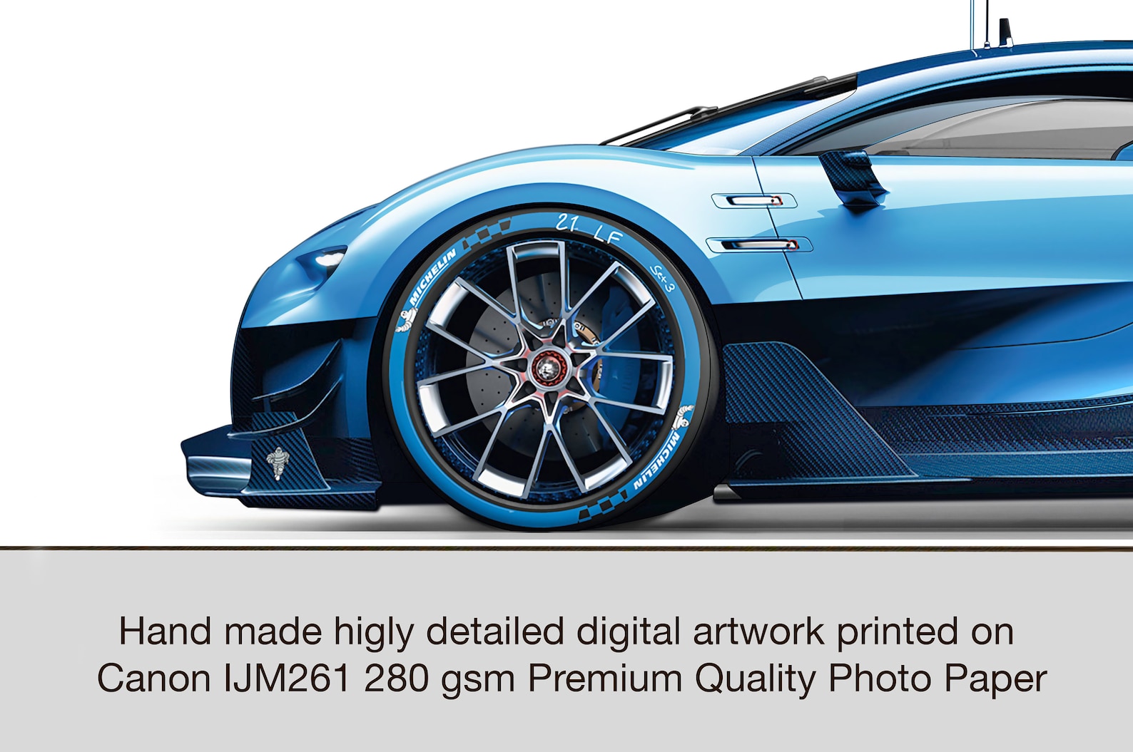 Bugatti GT Personalise Poster for Car Lovers / Hand Made Art - Etsy