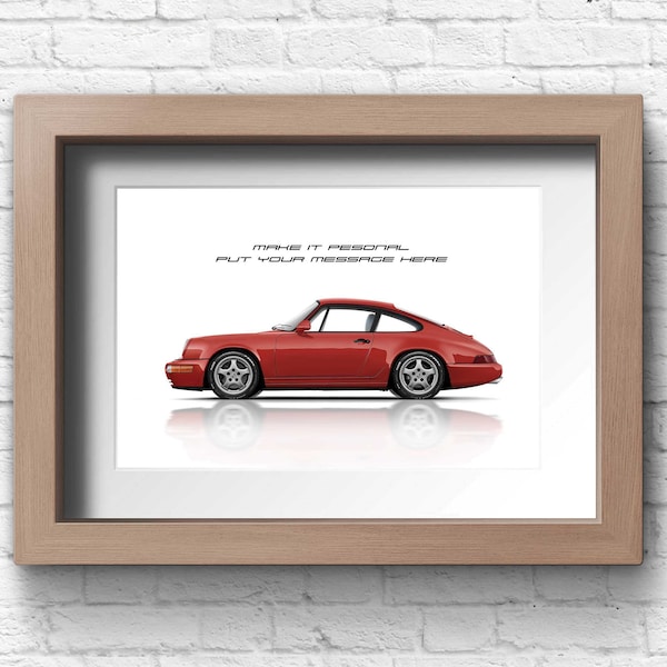 Porsche 964 Wall Art - Etsy