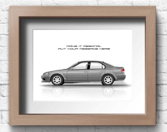 Honda Civic Artwork - Etsy