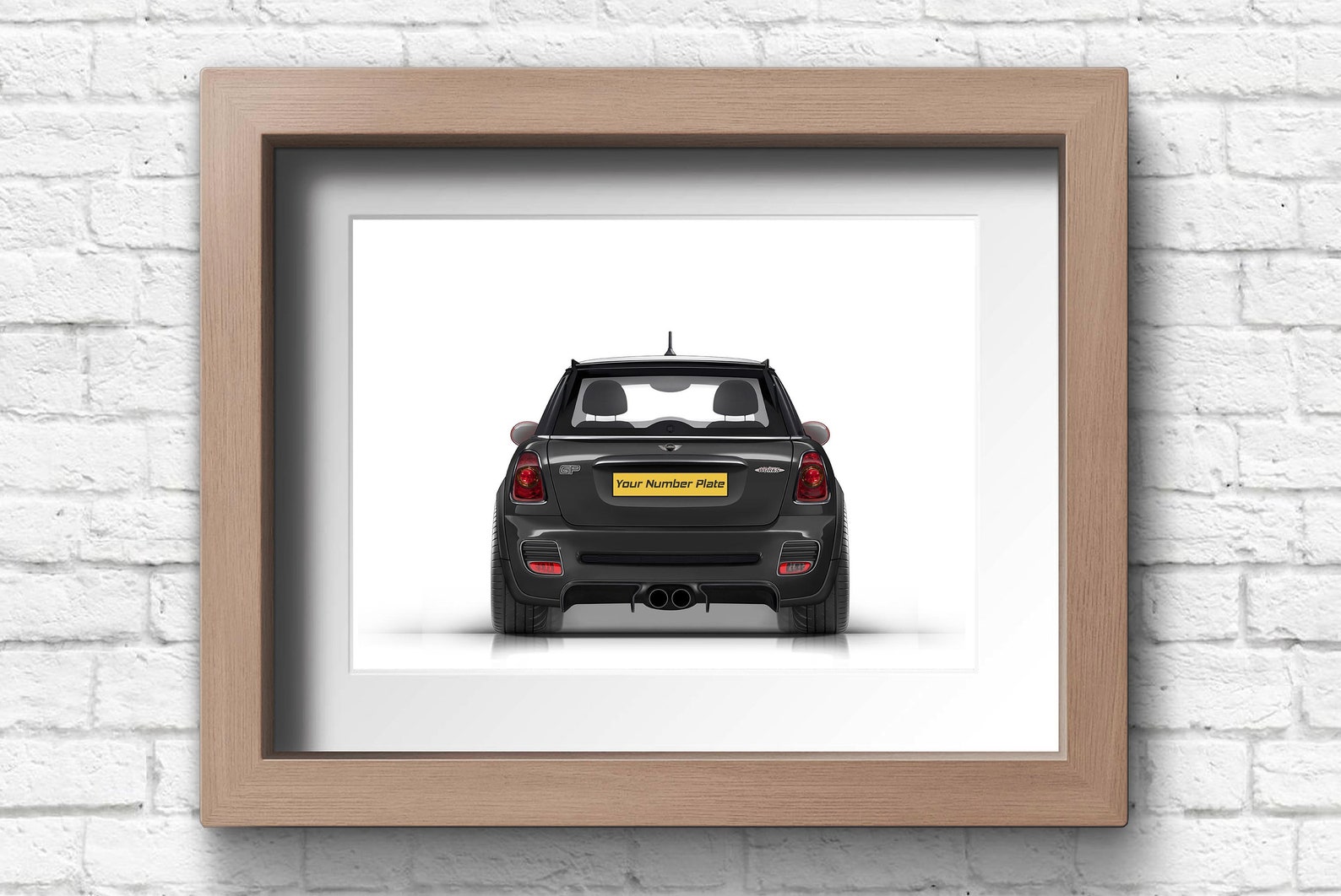 Personalised Mini Cooper (R56) JCW Print, Handmade Artwork Print on ...