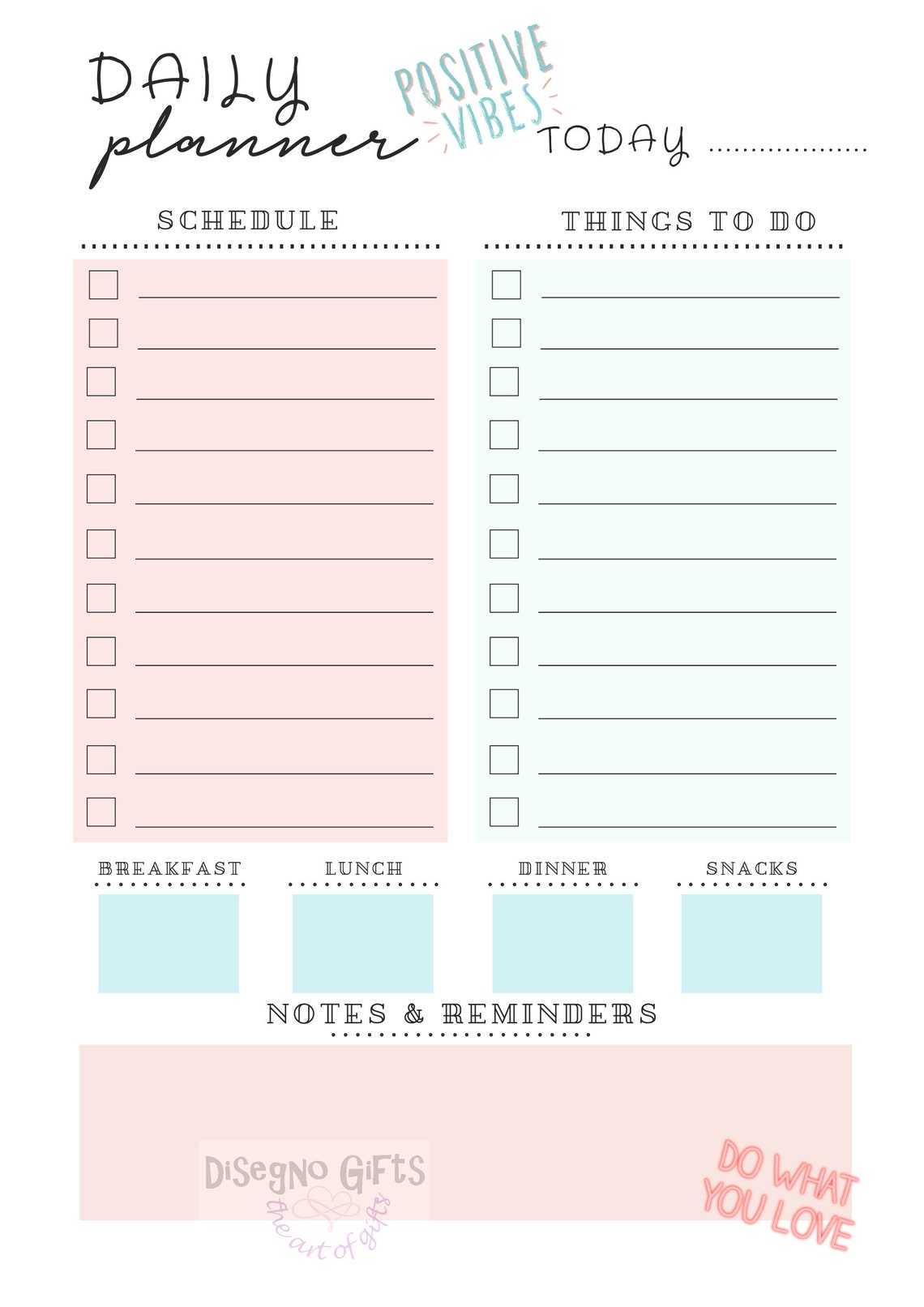 Bullet journal planner template daily planner 3 different | Etsy