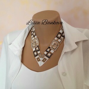 Ukrainian Jewelry Jewelry Set Corner Necklace Beaded Necklace Handmade ...