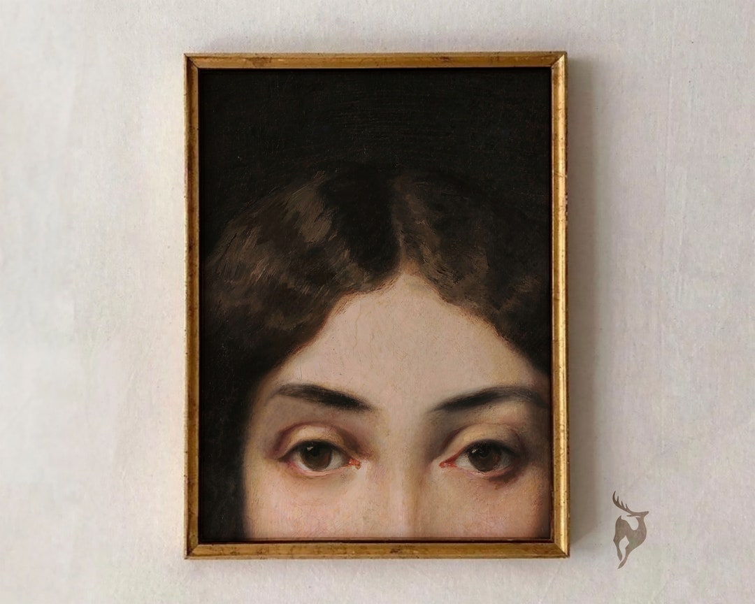 Baroque Woman Portrait Print: Eclectic Gallery Wall Art (digital ...