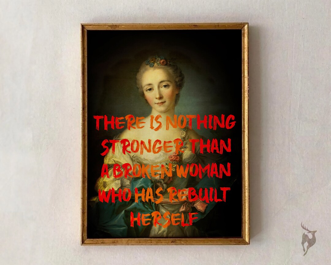 Feminist Quote Art Print, Baroque Woman Portrait (digital Download) - Etsy