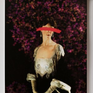 Altered Art Portrait, Quirky Wall Art, Surreal Painting Collage ...