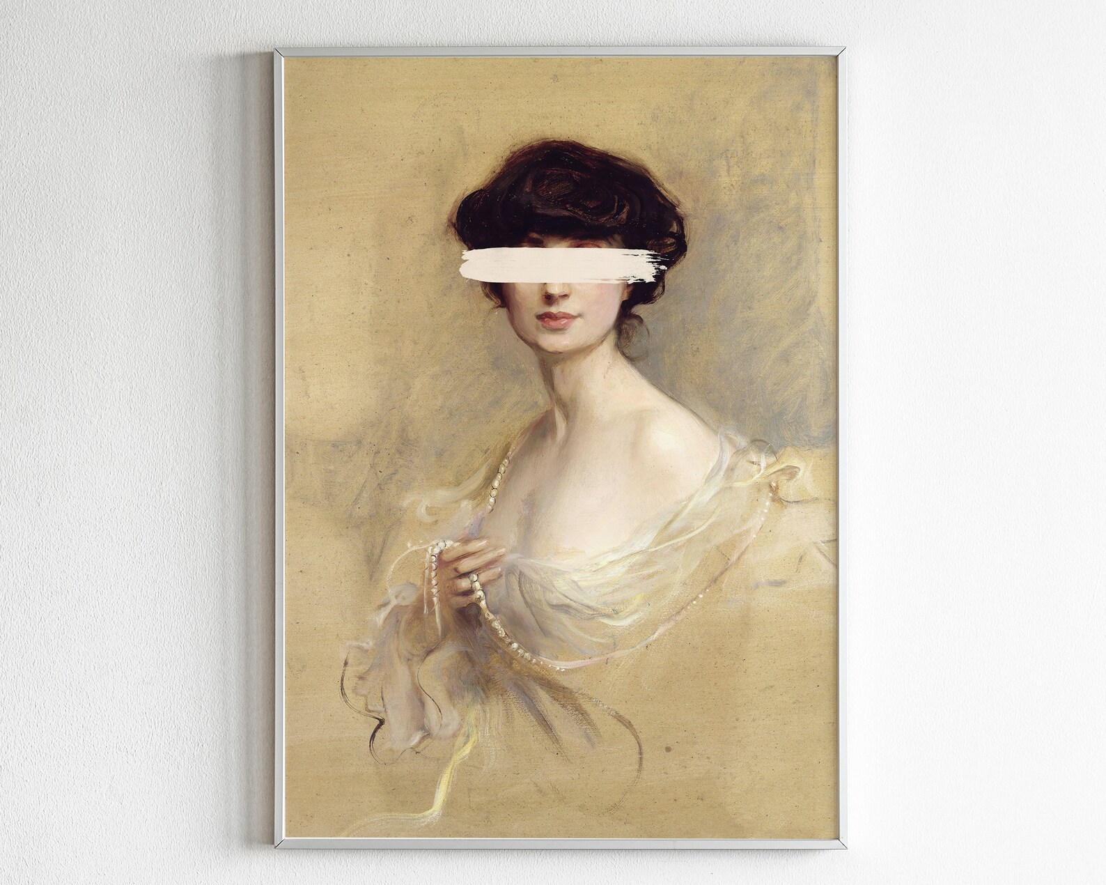 Altered Art Portrait Altered Painting Eclectic Wall Art | Etsy