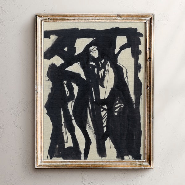 Abstract Figure Art - Etsy