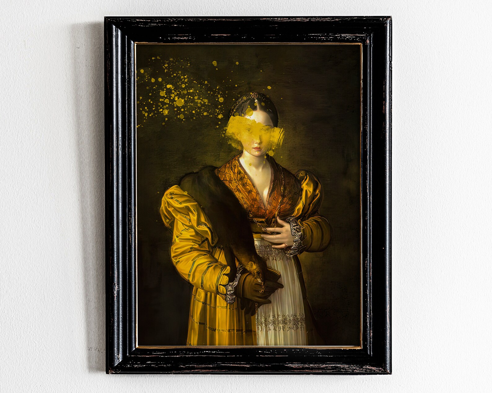 Altered Painting Female Surreal Portrait Drawing Downloadable - Etsy