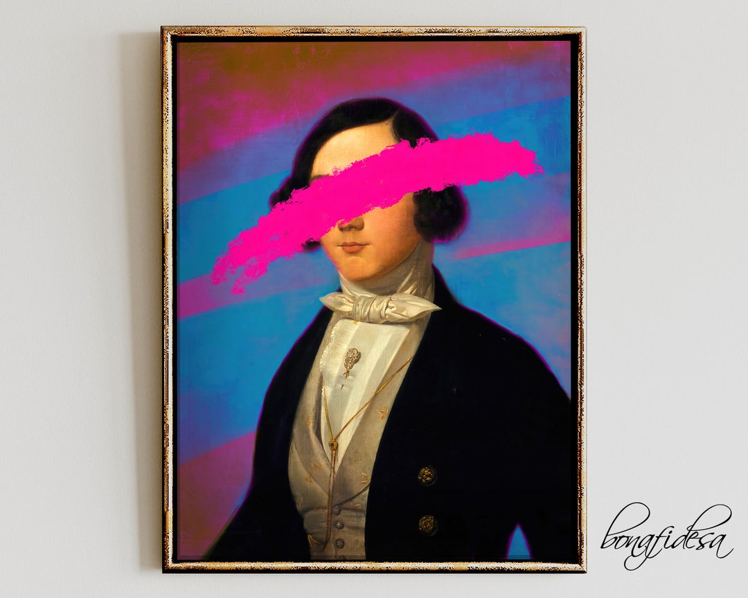 Alter Art,eclectic Wall Art,vintage Portrait,alter Portrait,alter ...