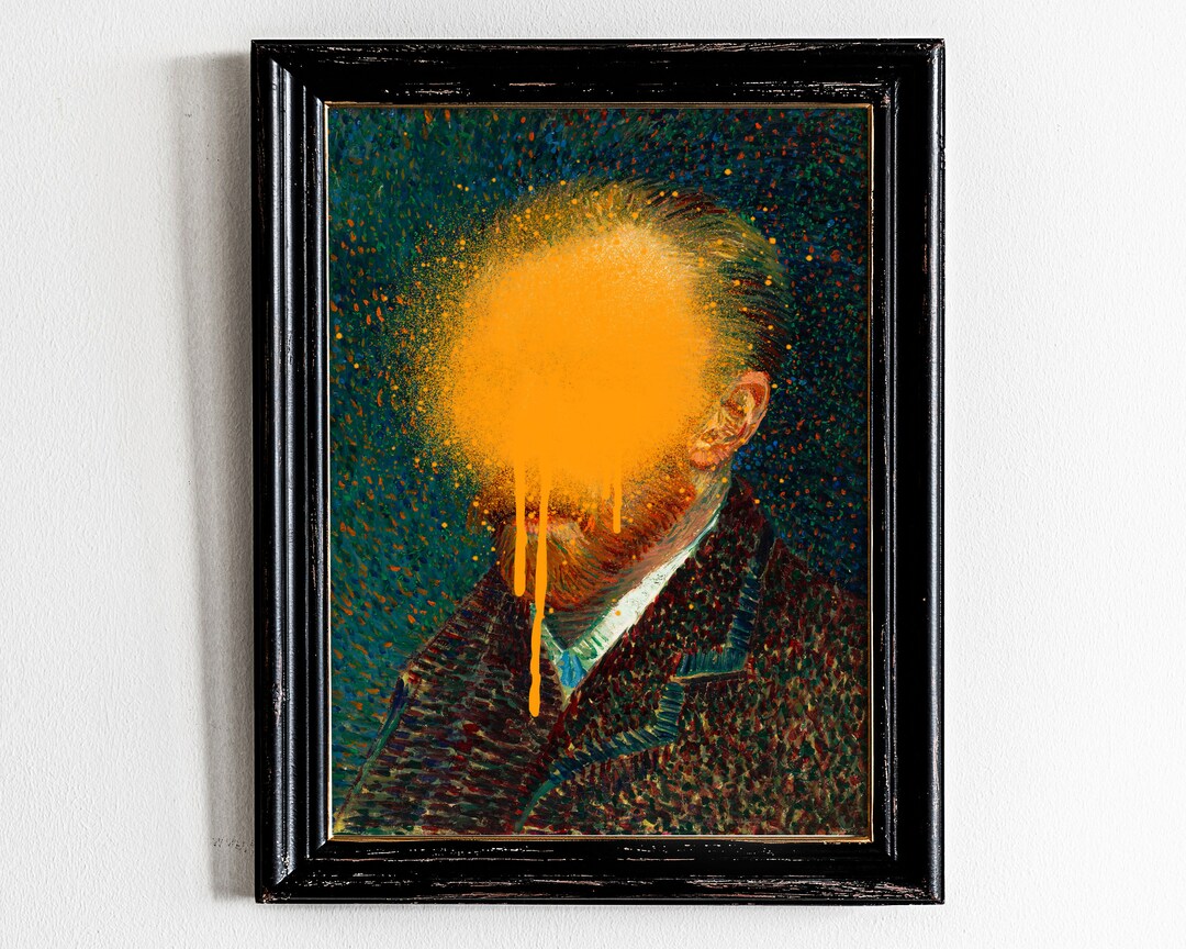 Van Gogh Portrait,pop Art Renaissance,altered Art,botticelli Wall Art ...
