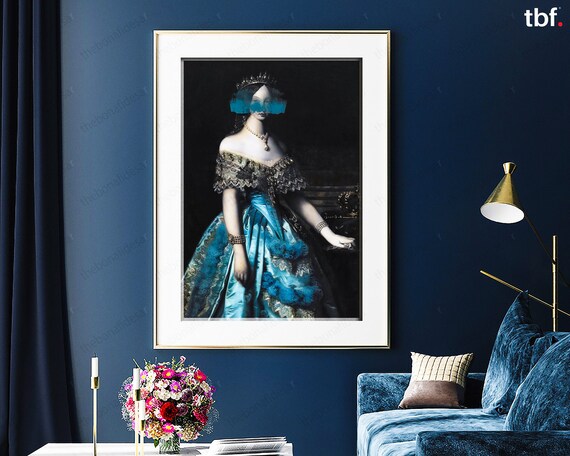 Altered Painting Modern Art Print Altered Art Modern | Etsy